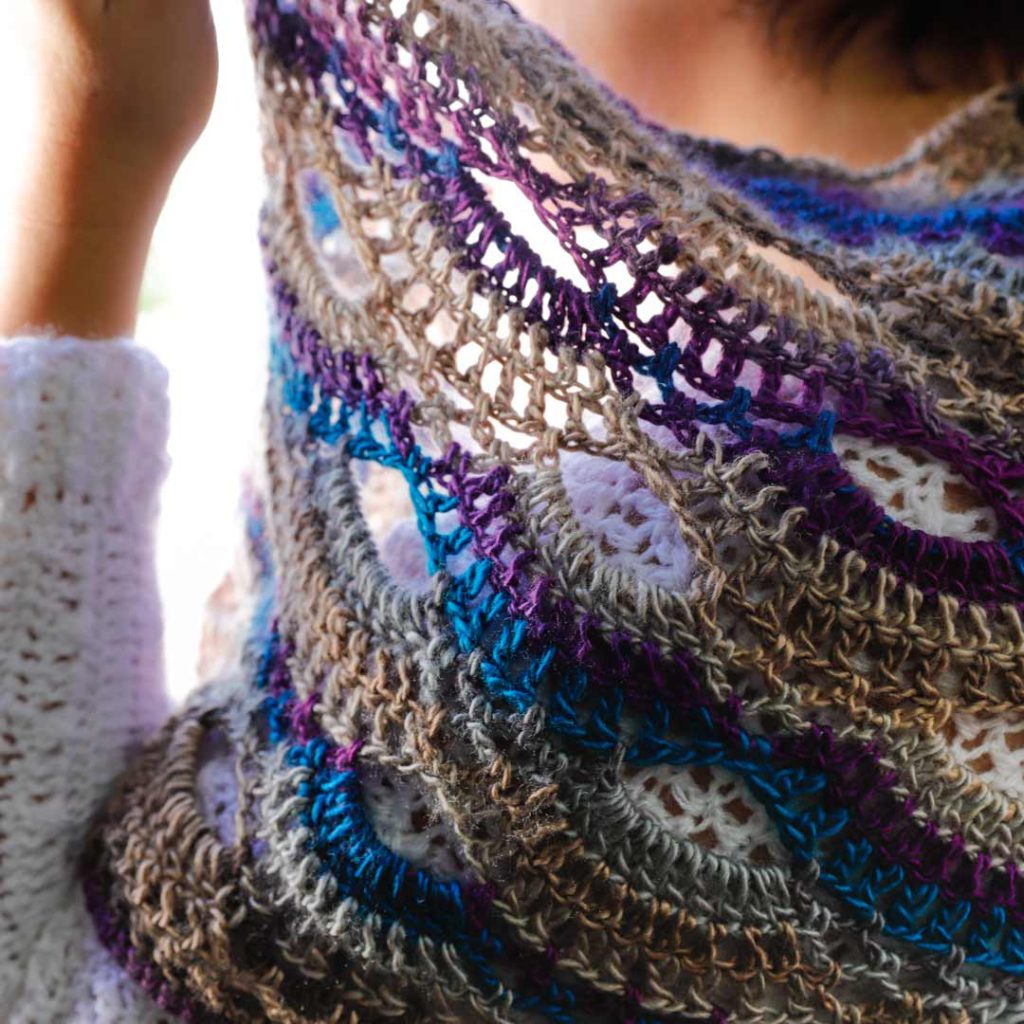 Xale Universo – Fio Mix Elis | Receitas | Blog Fios Pingouin