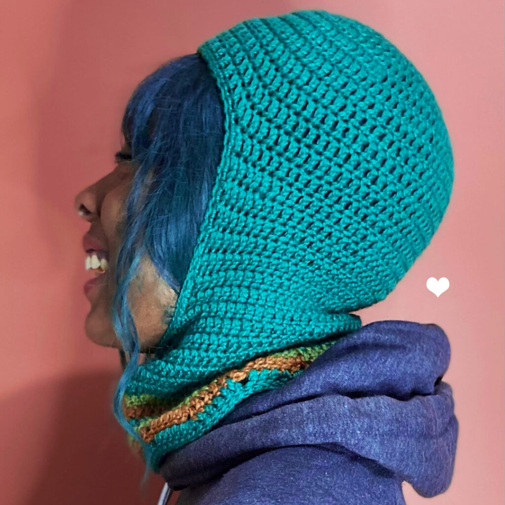 Balaclava de crochê - Gorro Ninja feito com LÃ PARATECER Pingouin