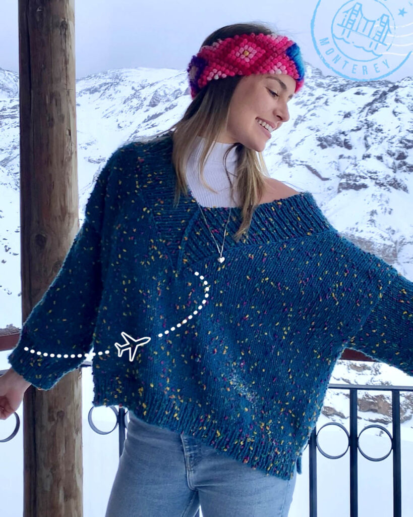 Blusa de tricô Jujuba - Passo a passo de um tricô feito com fio MONTEREY